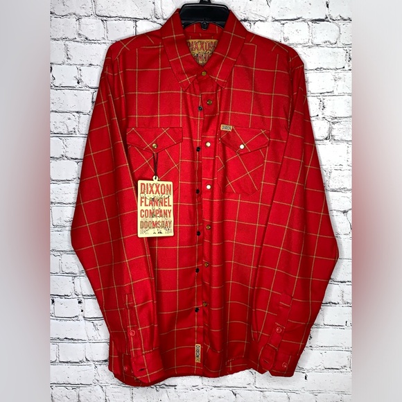 DIXXON | Shirts | Dixxon Flannel Company Doomsday Large Long Sleeve ...